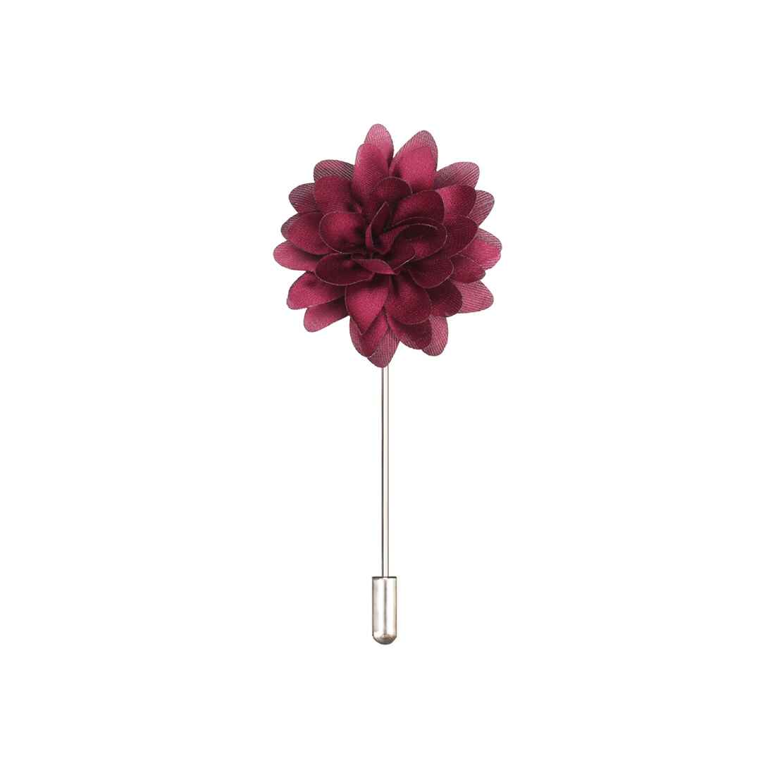 Amour Flower Lapel Pin, Plum – Lapel Pins | Ties | Pocket Squares - Mr ...