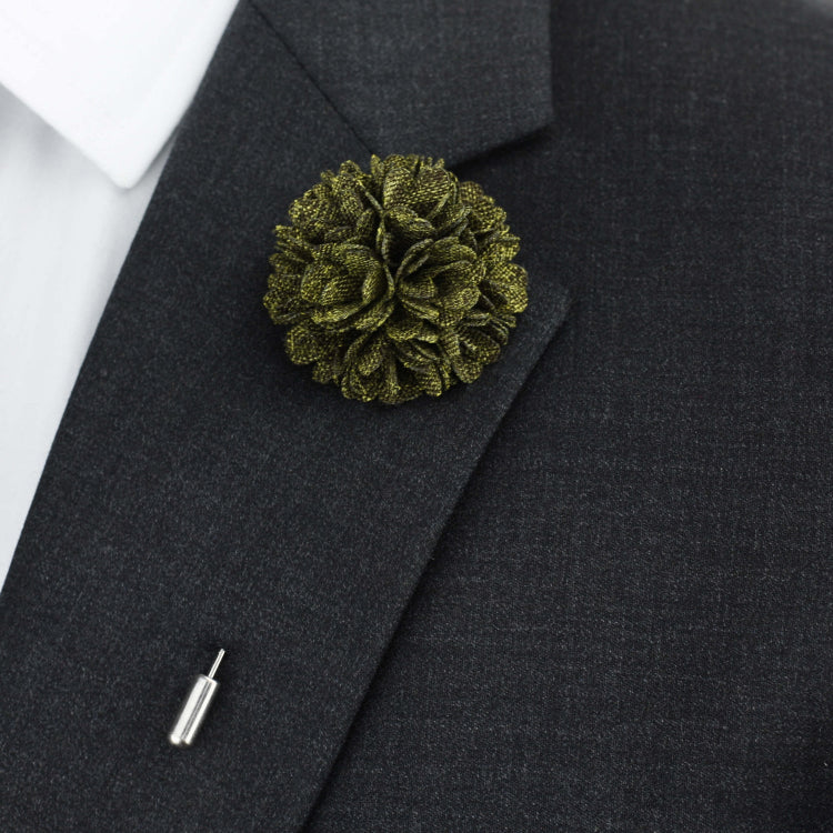 Flower Bunch Lapel Pin, Forest Green – Lapel Pins | Ties | Pocket ...